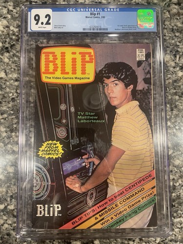 Blip #1 (1983) (Marvel) - CGC 9.2 - 1st app. of Mario and Donkey Kong ...