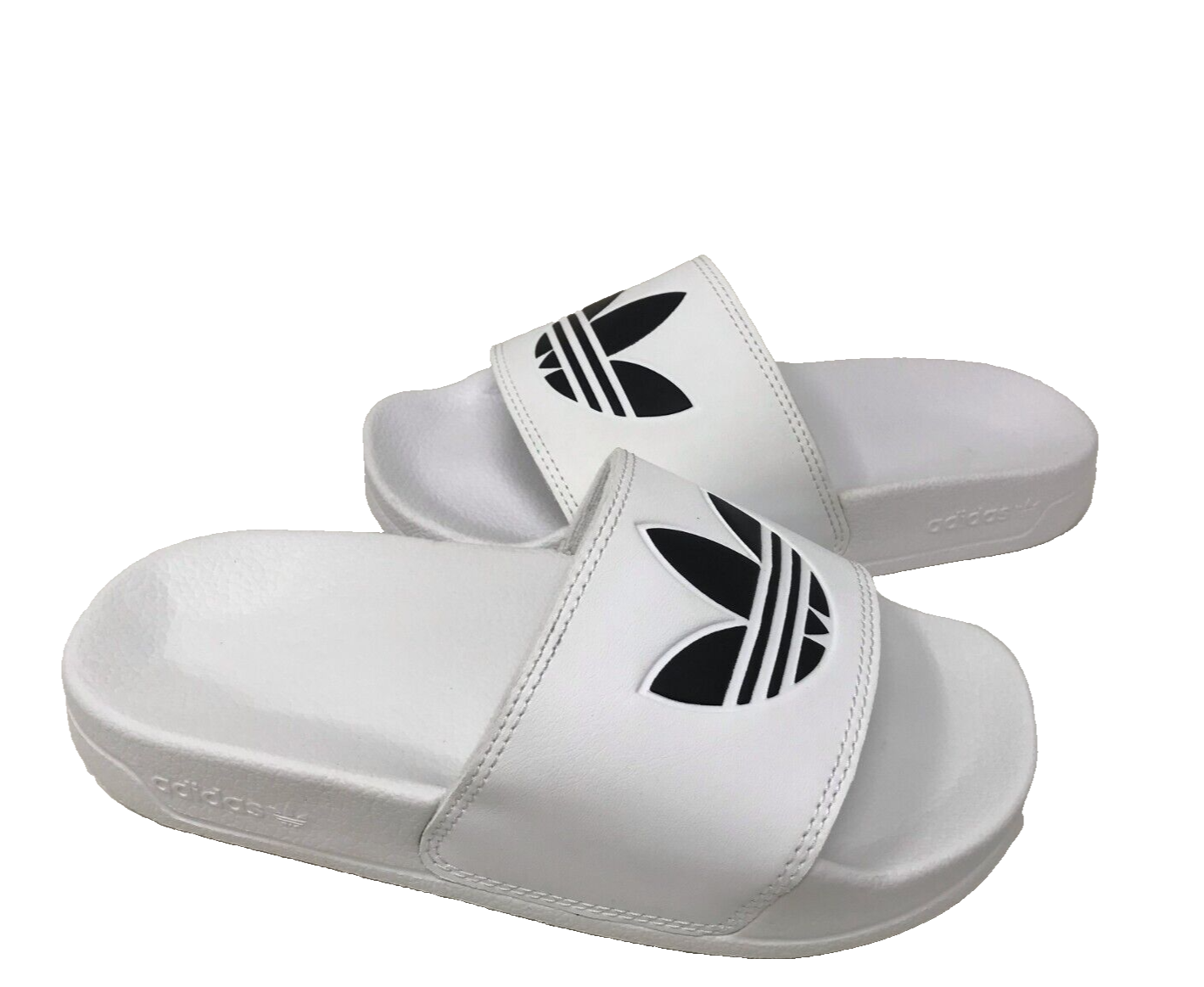 Adidas Youth Boy's Adilette Lite white Slides Size:5 #EG8272 139C | eBay