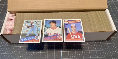 1985 Topps Baseball Complete Set MINT. CS852 | eBay