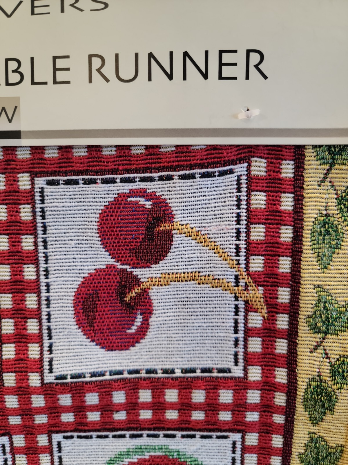 NWT Windham Weavers Tapestry Table Runner Watermelon Cherries | eBay