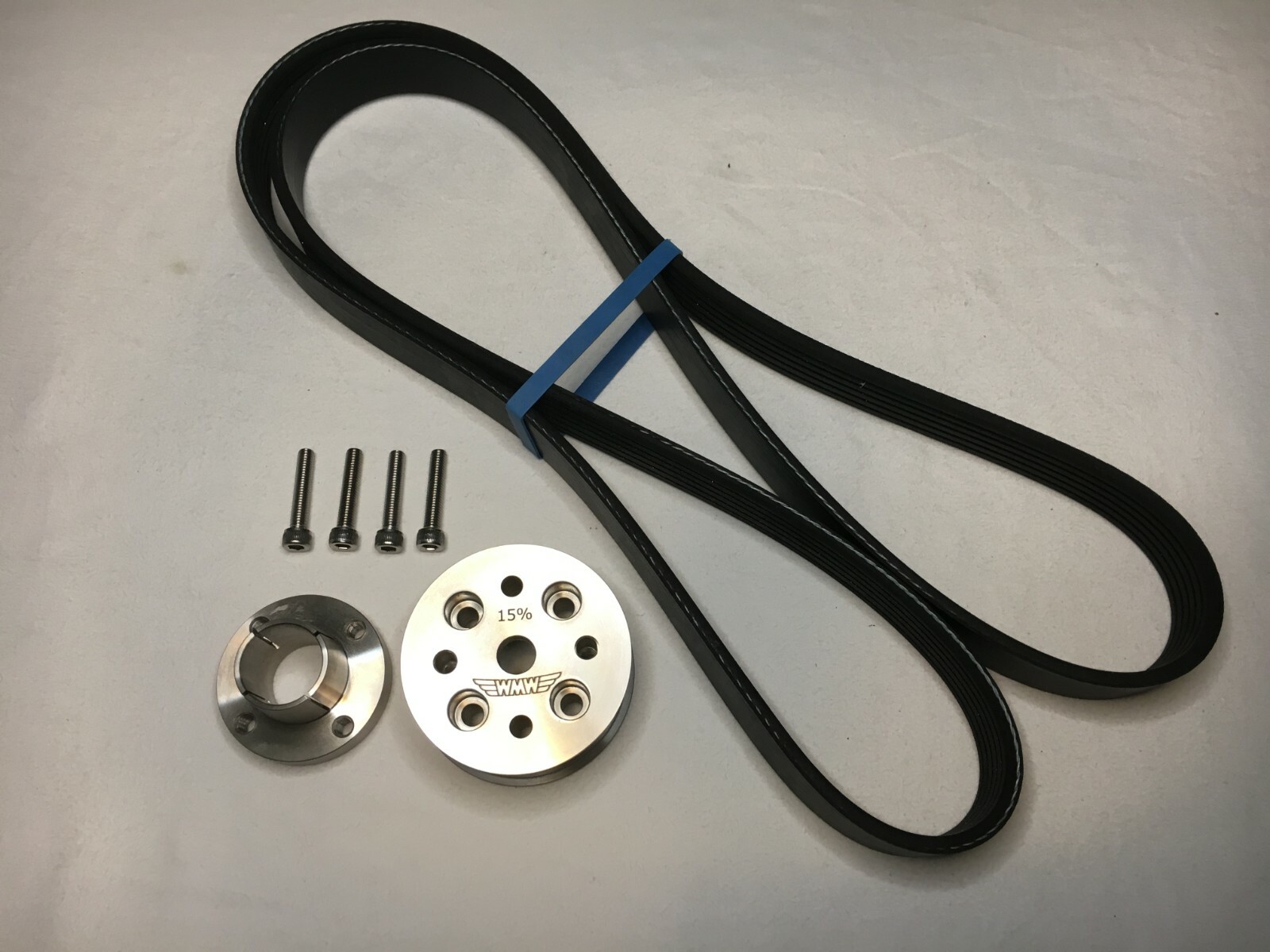 WMW 15% Supercharger Reduction Pulley & Belt for R53 02-06 MINI Cooper ...