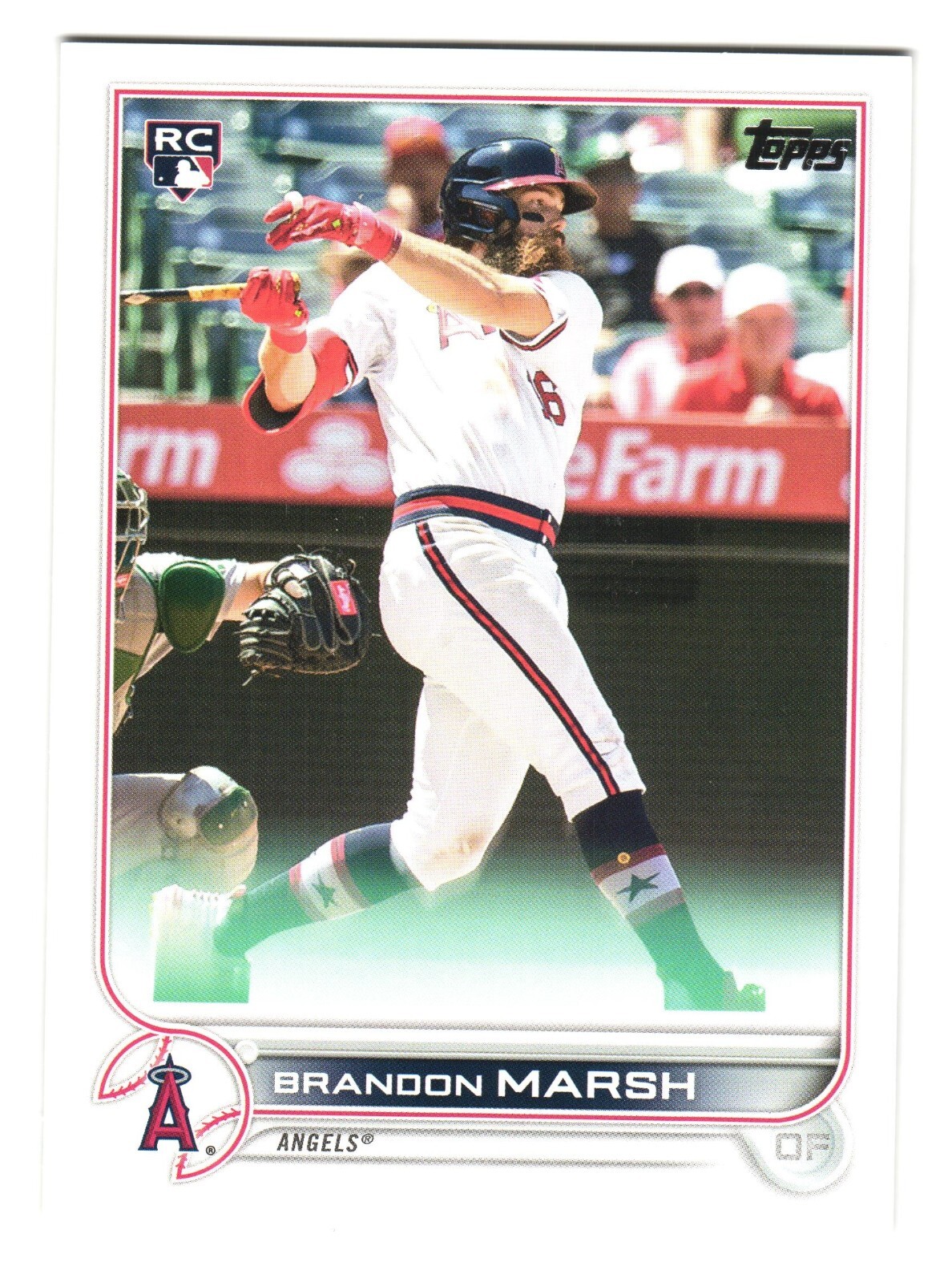 2022 Topps #243 Brandon Marsh RC Rookie Card Complete Set Variation QTY ...