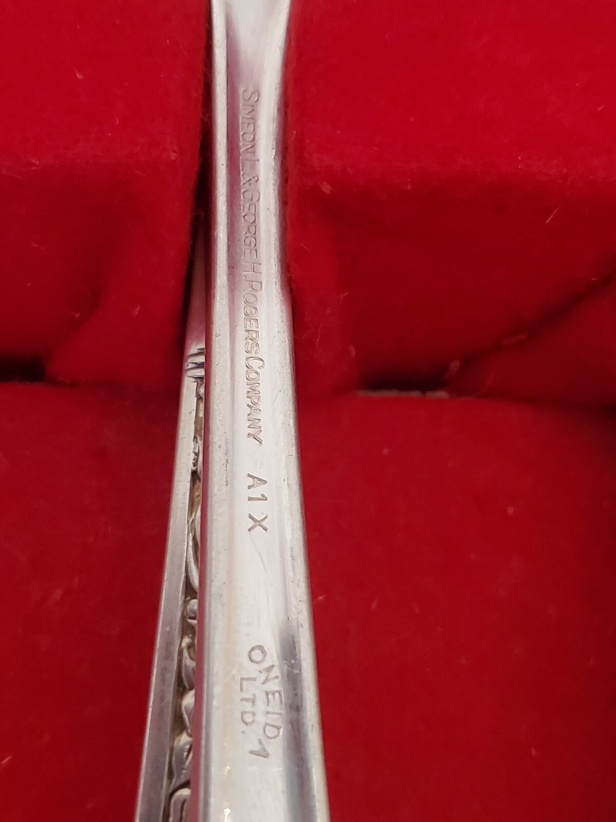 Vtg~Flatware Silverware Simeon L. & George H Rogers Company A1X 25 ...