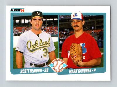 1990 Fleer #646 Scott Hemond / Mark Gardner Baseball Rookie | eBay