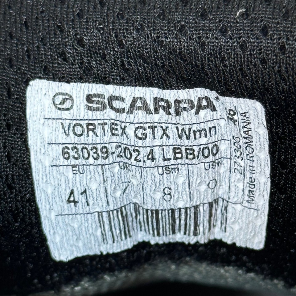 Scarpa Vortex GTX GORE TEX Women's Trail Walking Hiking Shoes Grey Size ...
