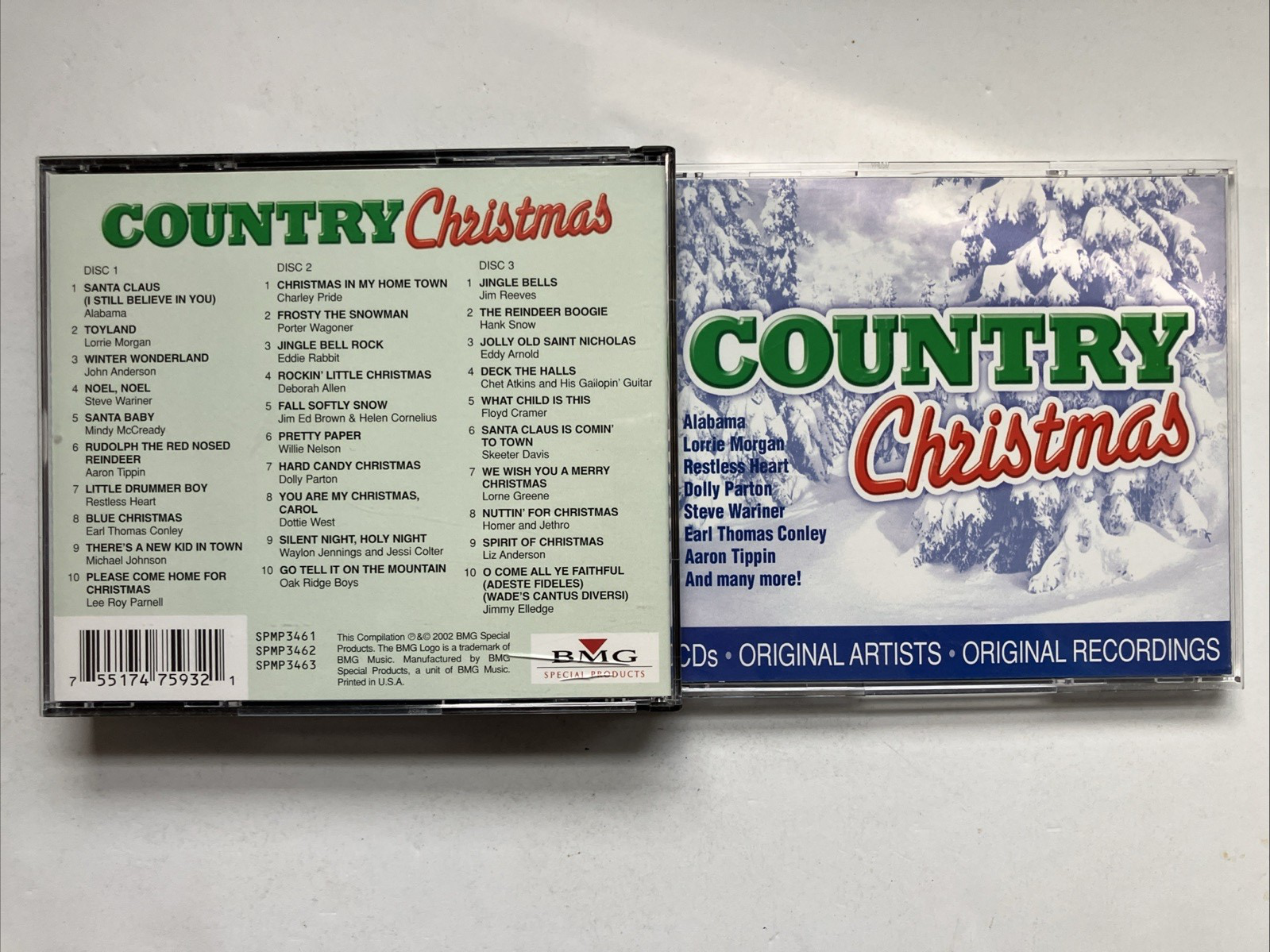 Country Christmas [BMG Special Products] by Various Artists 3-CD Set ...