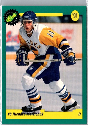 1991 Classic Draft Picks French #7 Richard Matvichuk | eBay