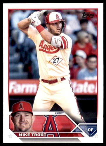 Mike Trout 2023 Topps Series 1 MVP Card #27 Los Angeles Angels | eBay
