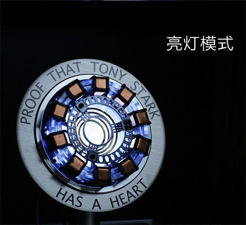 MK2/MK1 Iron Man Arc Reactor Proof that Tony Stark Heart LED Chest Lamp ...