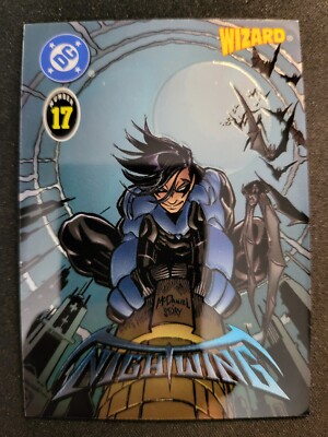 1997 Wizard DC Comics Nightwing #17 Chromium Promo Trading Card | eBay