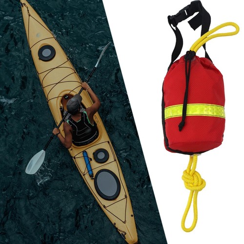 Throw Bag for Water Rescue with Rope for Buoyant Dinghy Kayaking Ice ...