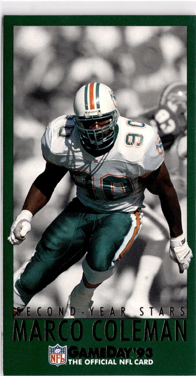 1993 Fleer Tall Boy Second Year Stars Marco Coleman #6 Of 16 Miami ...
