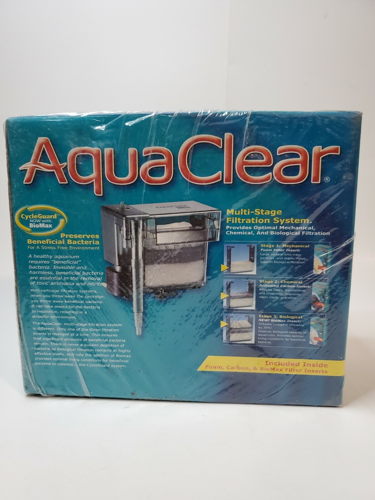 Aqua-Clear A610 50 Gallon Power Filter for sale online | eBay