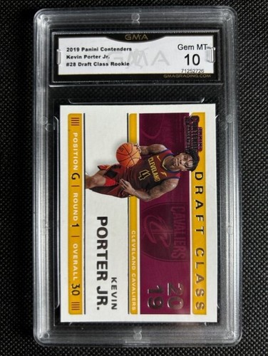 2019-20 Contenders Draft Class #28 Kevin Porter Jr. RC Rookie GMA 10 ...