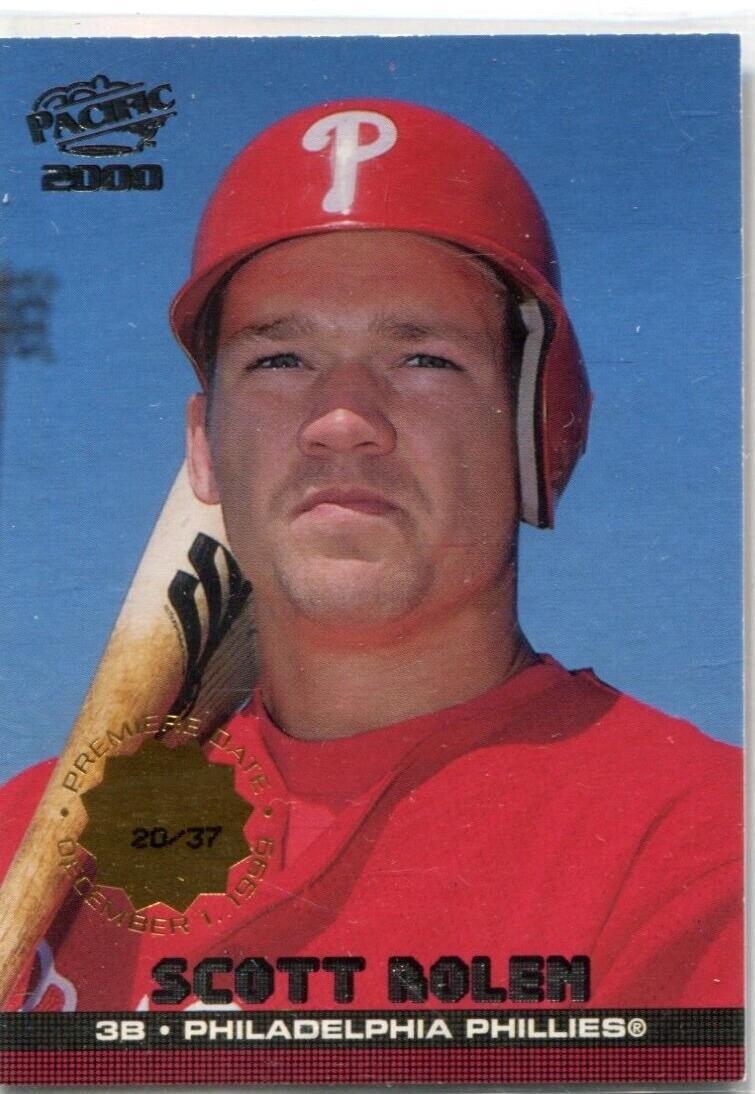 2000 Pacific - Scott Rolen #331 Premiere Date Portrait /37 for sale ...