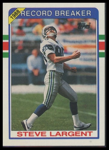 1989 Topps Steve Largent #4a Football Seattle Seahawks | eBay