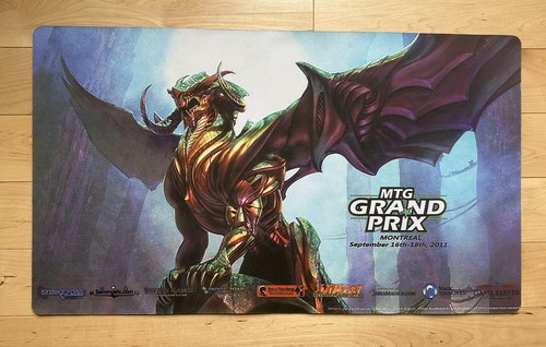 Grand Prix Montreal 2011 Playmat Magic The Gathering Rare MTG Steve ...