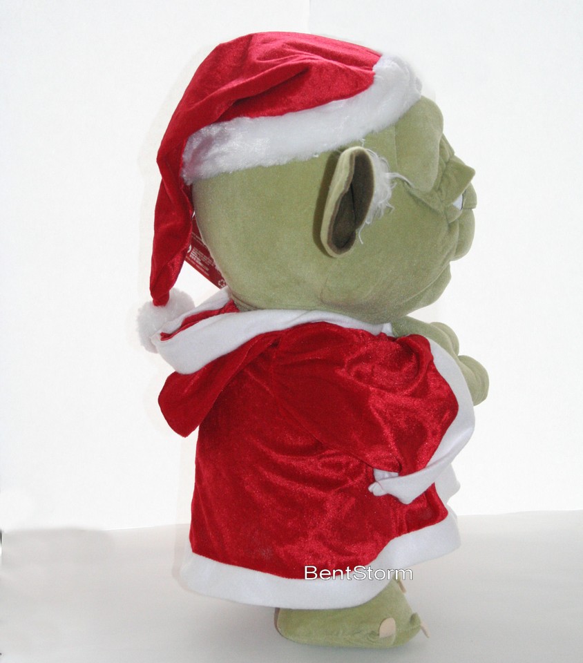 21" Star Wars Santa Claus Jedi Yoda JUMBO Holiday Christmas DOOR ...