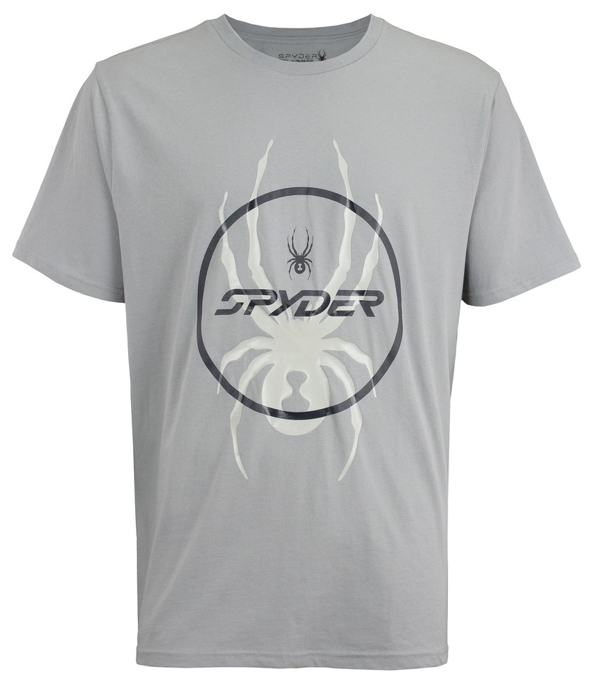 Spyder Men's Short Sleeve Graphic Cotton T-Shirt, Alloy | eBay