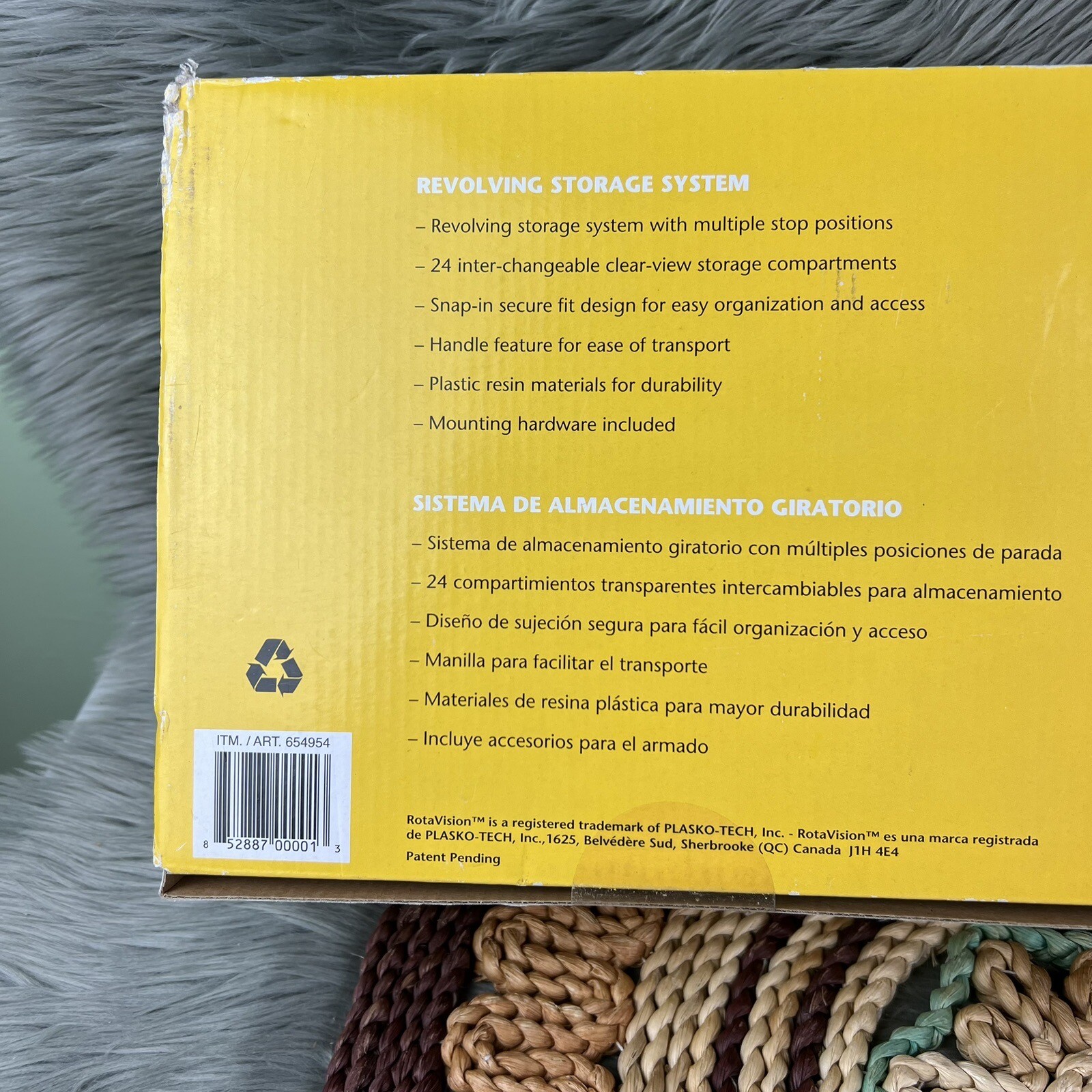 Rotavision Rotating Storage & Organization Device for sale online | eBay