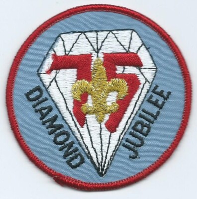 1985 75th Anniversary Diamond Jubilee Patch (Pellon/Paper Back) | eBay