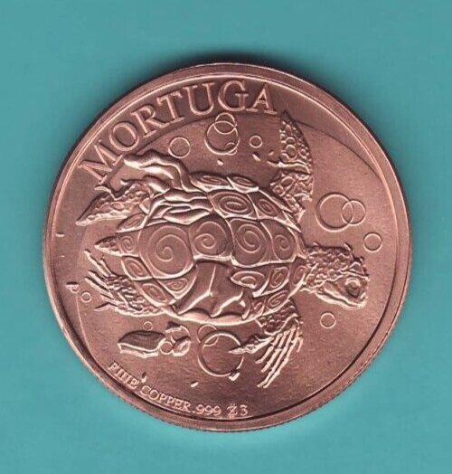 MORTUGA 1 oz. Copper Round Coin #4 in the "NEW" ZOMBUCKS WORLD SERIES ...