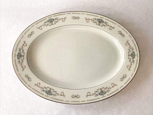 Vintage WADE "Diane" Fine Porcelain China Japan Oval Serving PLATTER 12 ...