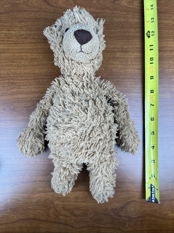Jellycat Raggedy Bear Bunglie Brown Plush Retired Rare 12" | eBay