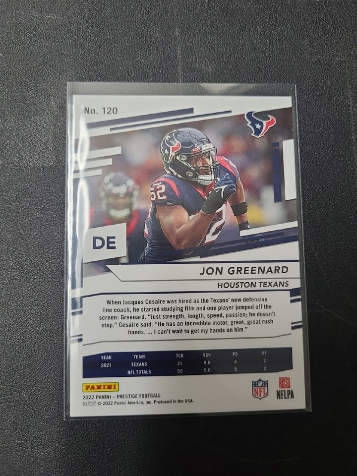 2022 Prestige #120 Jon Greenard *0038T | eBay