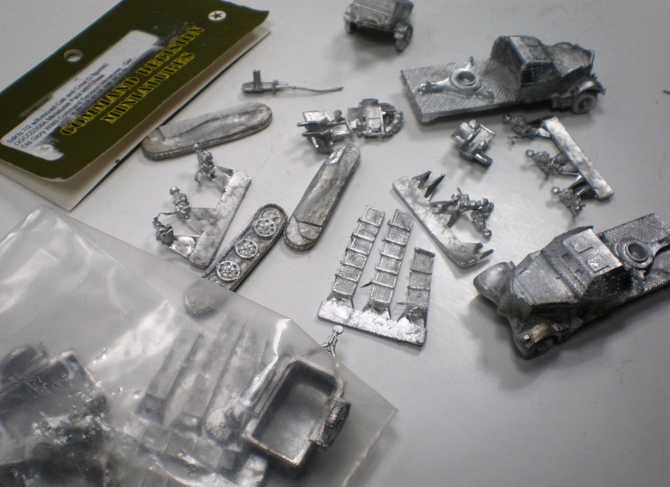 1/100 (15mm) WWII German Armored AA Half-Track 7/2, Old Glory, Command ...