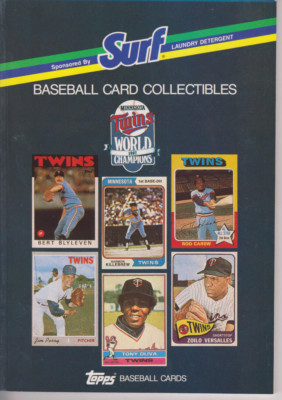 4X 1988 TOPPS BASEBALL CARDS Books by SURF Det. MINNESOTA TWINS + 1987 ...