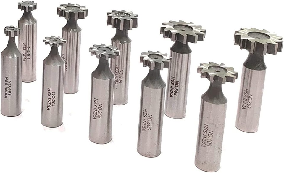 Machine Tools HSS Woodruff Keys T Slot Cutter Tool 1/2" Inch Straight ...