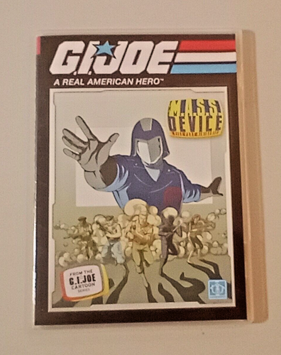 G.I. Joe DVD Battles The MASS Device Animated Military A Real American ...