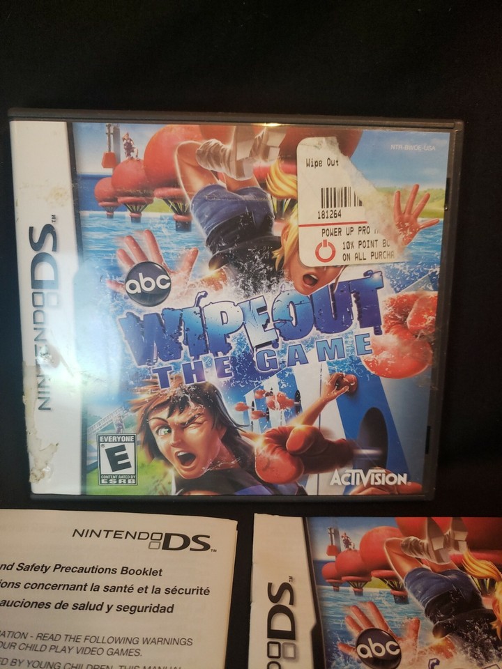 ABC WIPEOUT THE GAME NINTENDO DS COMPLETE VIDEO GAME | eBay