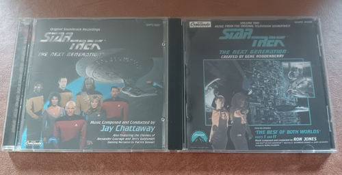 STAR TREK: THE NEXT GENERATION & VOLUME TWO SOUNDTRACK LOT CD GNP ...
