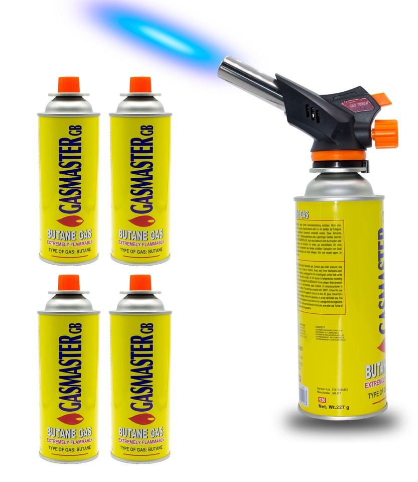Blow Torch Head With Butane Gas Refill, Kitchen Cooking, BBQ Piezo ...