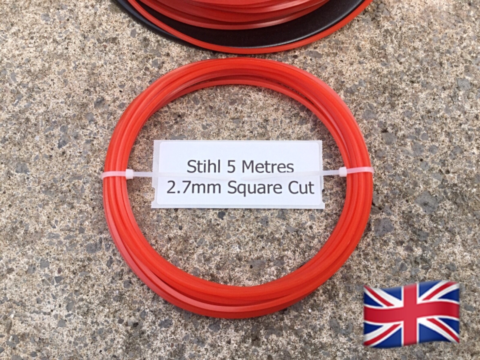 5M 2.7mm Stihl Square Cut Strimmer Line, Cord, Wire, String,Petrol ...