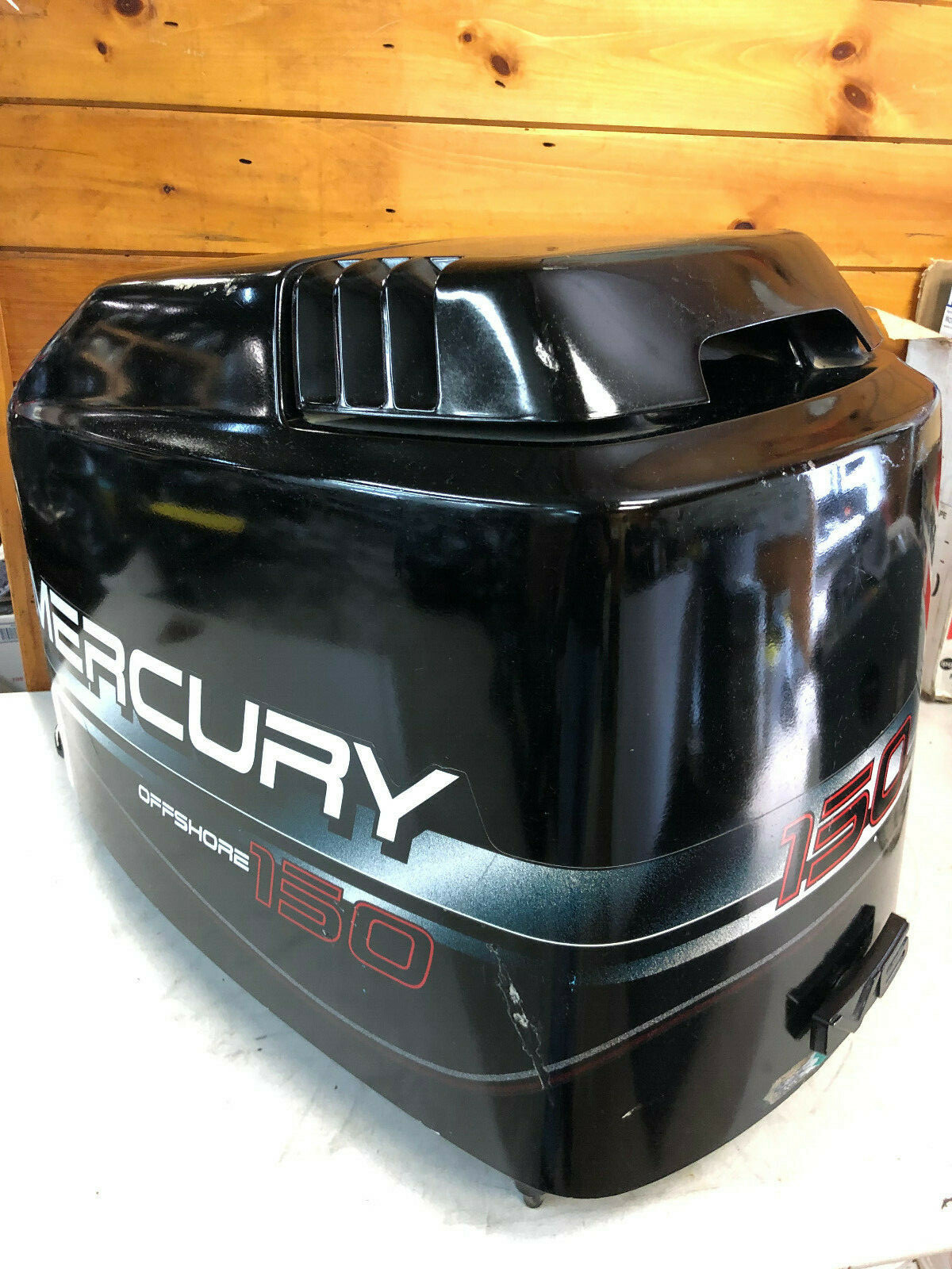 1996 Mercury EFI 150 HP V6 Outboard Engine Hood Top Cowl Cover ...