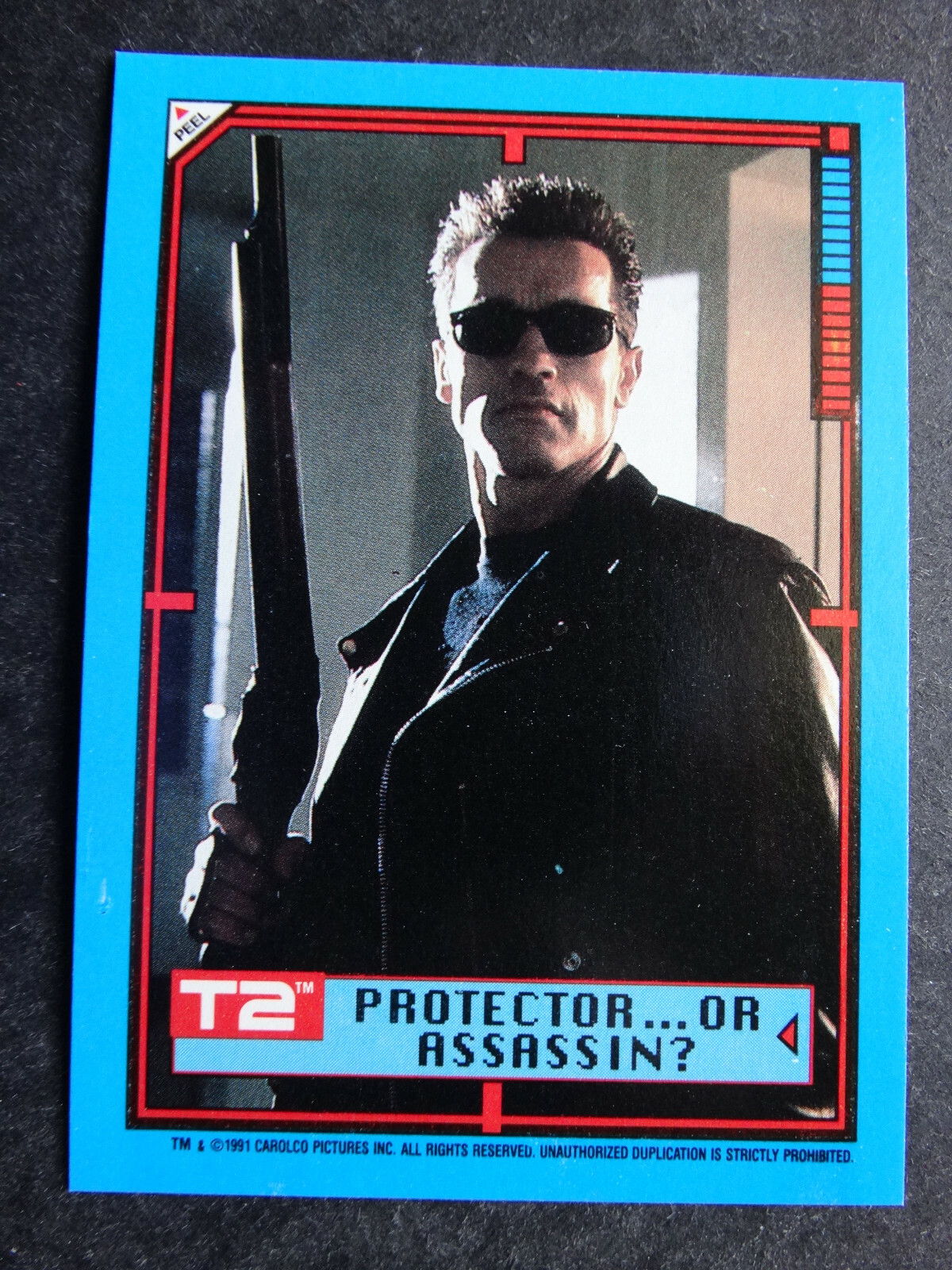 1991 Topps Sticker Terminator 2 Judgment Day Trading Card Complete Yr ...