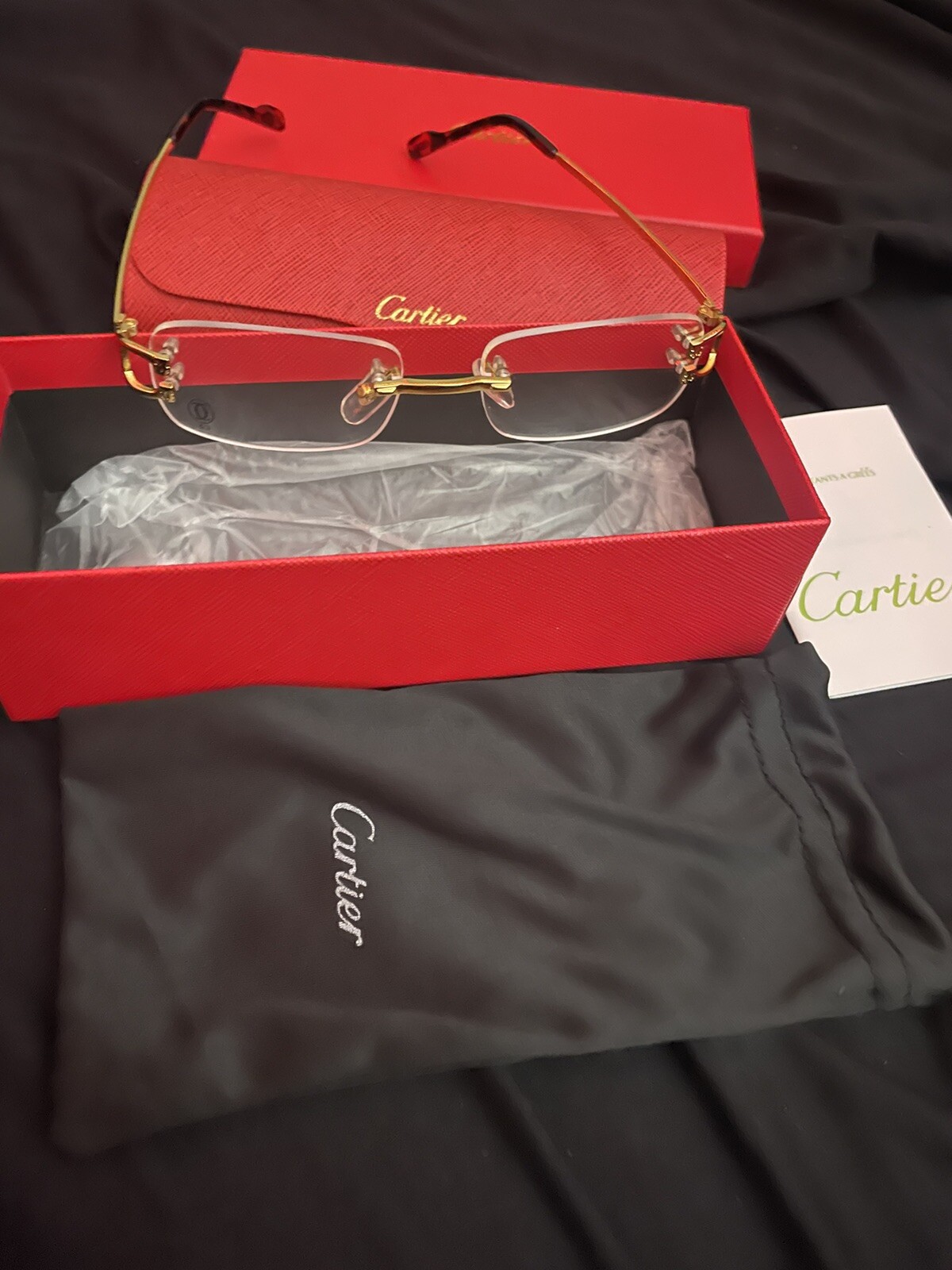 cartier frameless glasses - Gem