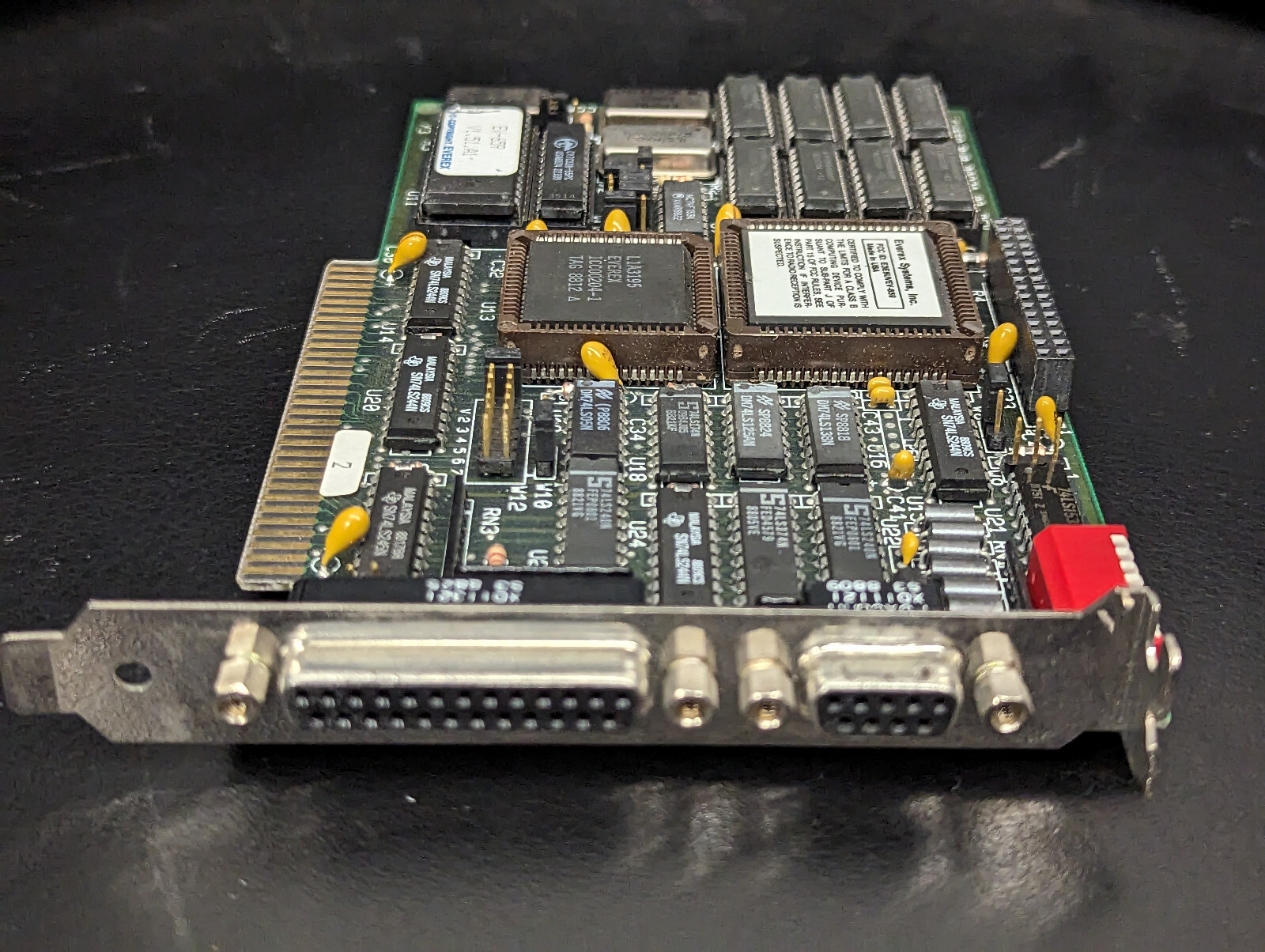 Everex Ev-659 8 Bit ISA EGA Video Adapter Ev659 Pwa-00231 Untested as ...