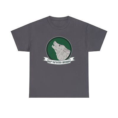 WW2 104th Infantry Division T-Shirt Wolf US Army Training Timber Wolves ...