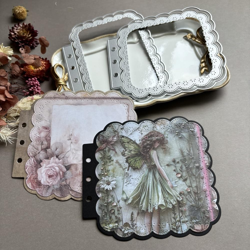 3D Background Metal Cutting Dies for Scrapbooking – Lace Frame Die Cuts ...