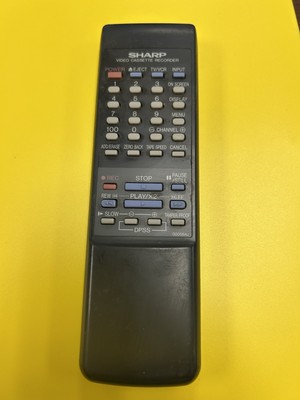 Genuine Sharp G0006AJ Video Cassette Recorder Remote Control Free ...