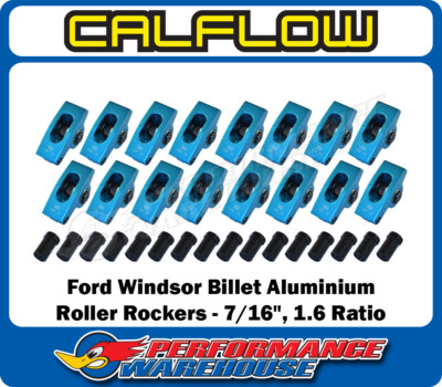 Ford Windsor 289 302 351 Billet Aluminium Roller Rocker Arm Set 7/16 ...