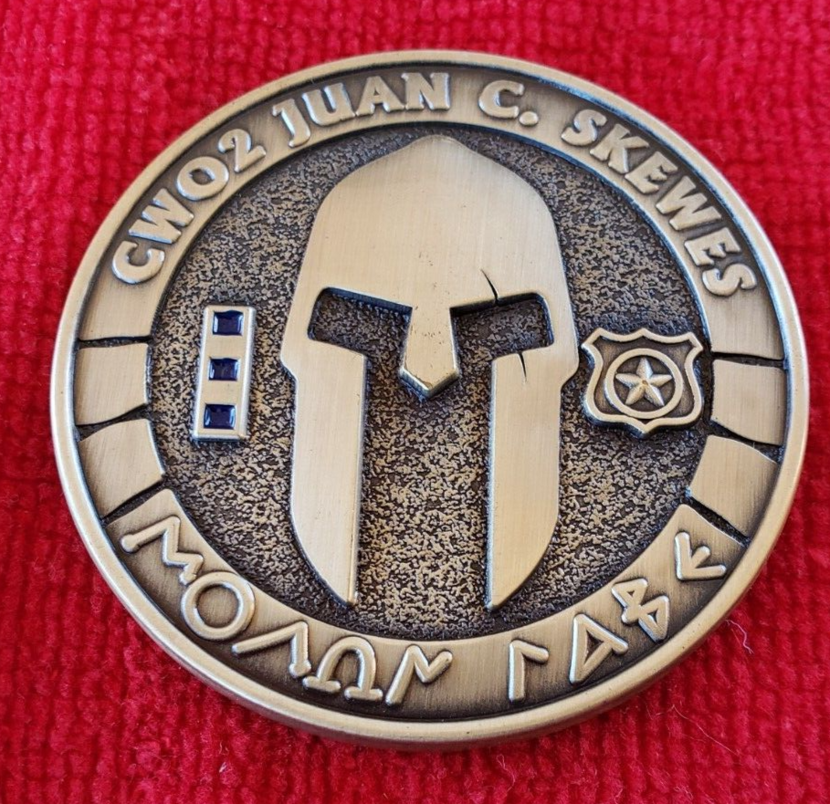 US NAVY CHIEF WARRENT OFFICER 2 CWO2 CHALLENGE COIN | eBay