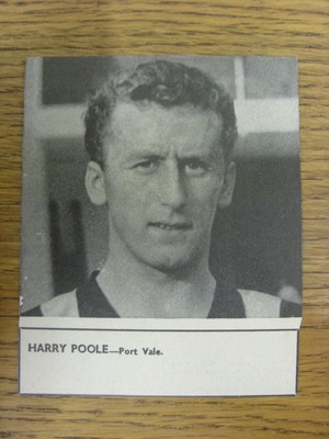 17/12/1965 Soccer Star Magazine: Cut-Out - Port Vale - Poole, Harry (3½ ...