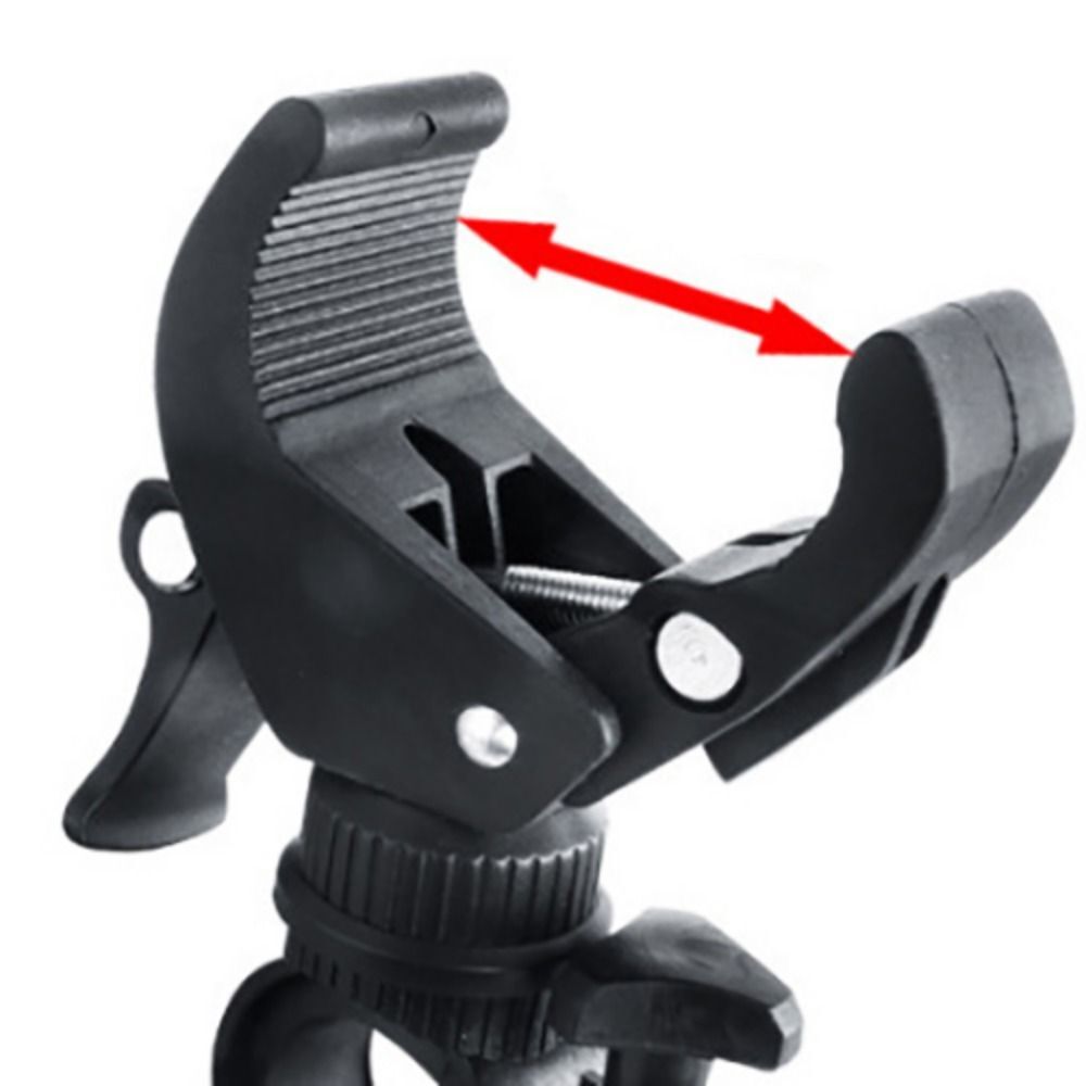 LED Bracket Plastic Light Clip New Upgrade Bicycle Clamp Mount Bike | eBay