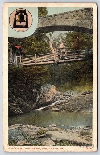 Devil's Pool Wissahickon Philadelphia, Pennsylvania Early Divided Back ...