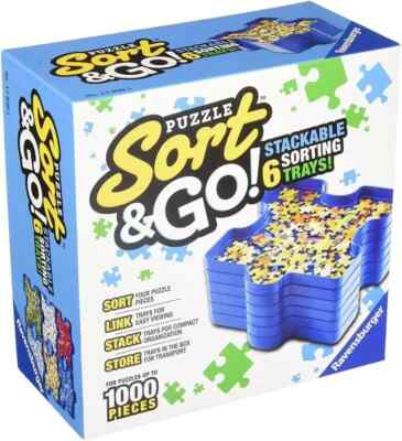 Sort and Go Jigsaw Puzzle Accessory - Hard PLASTIC SORTING TRAYS by ...